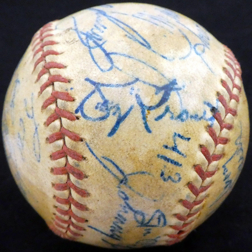Stan Musial Autographed Signed 1950 Spring Training Official Baseball ...