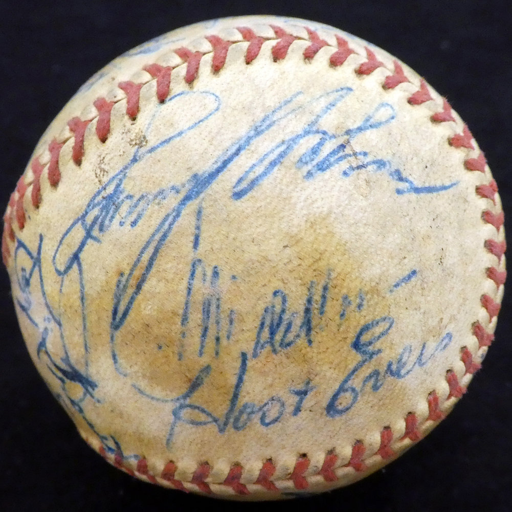 Stan Musial Autographed Signed 1950 Spring Training Official Baseball ...
