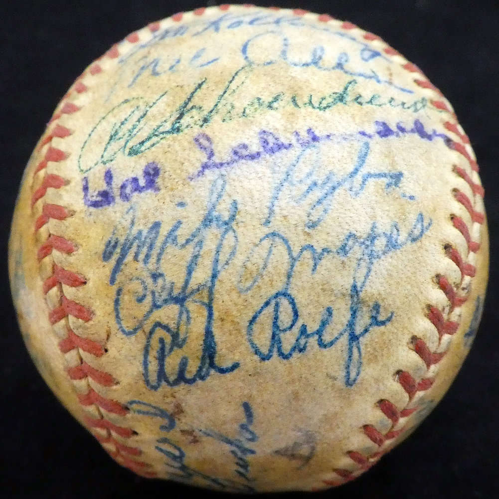 Stan Musial Autographed Signed 1950 Spring Training Official Baseball ...