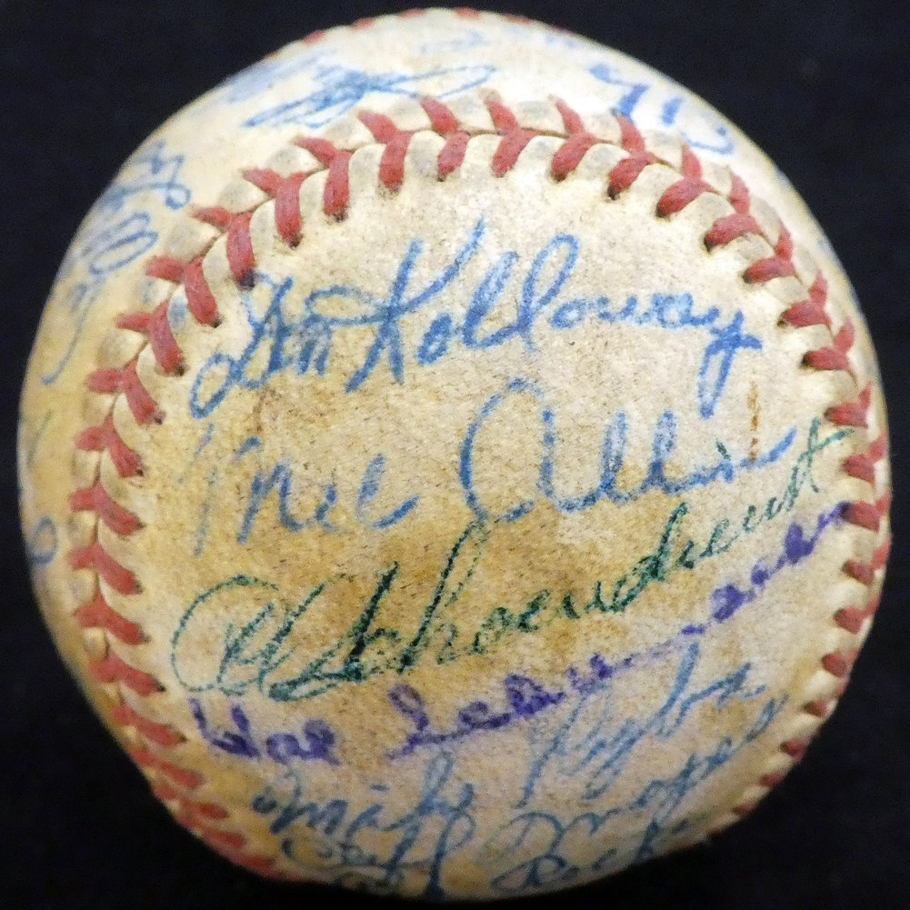 Stan Musial Autographed Signed 1950 Spring Training Official Baseball ...