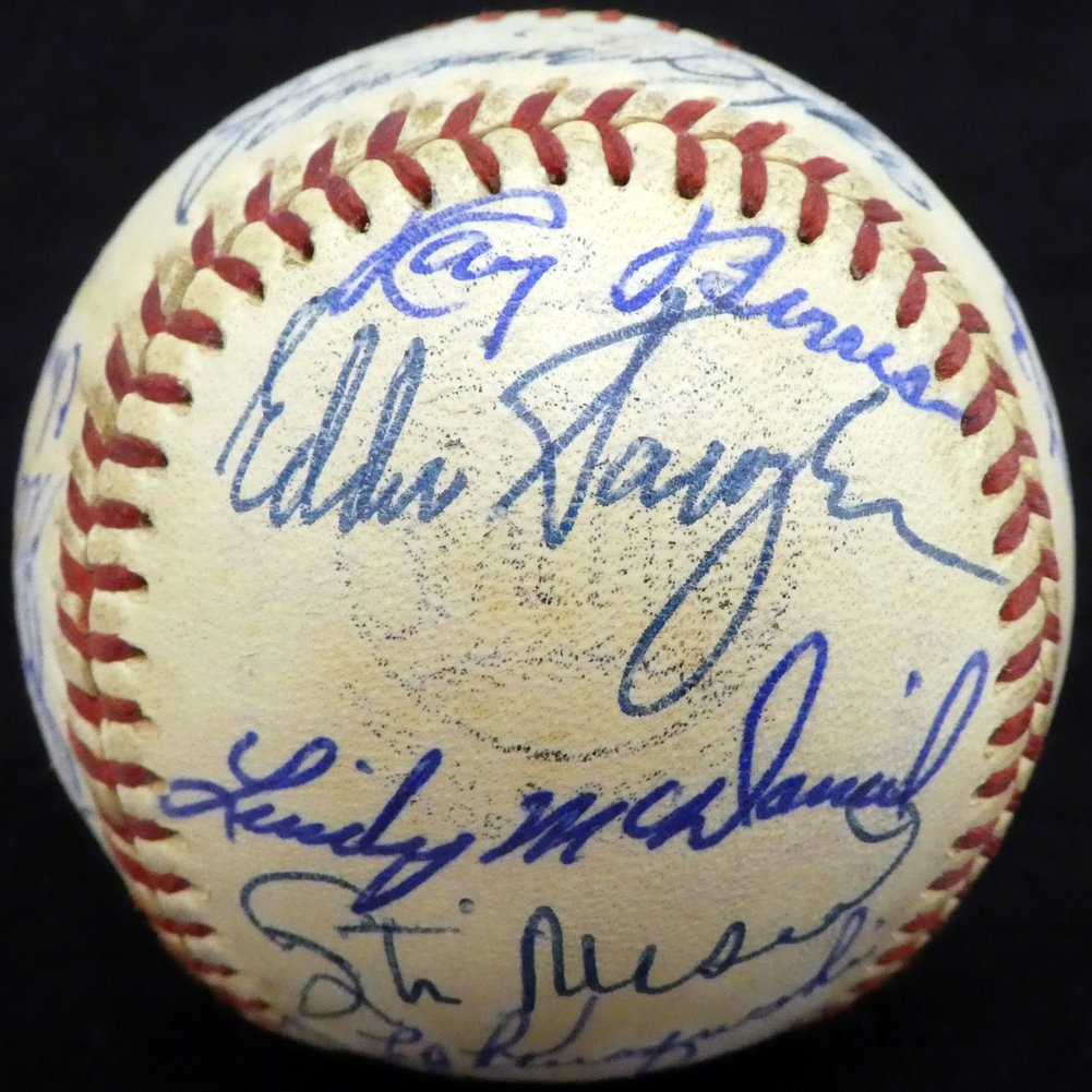 Authentic Autographed Signed1960 St. Louis Cardinals Autograph