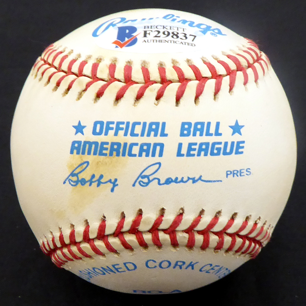 Bill Robinson Autographed Official Al Baseball New York Yankees ...
