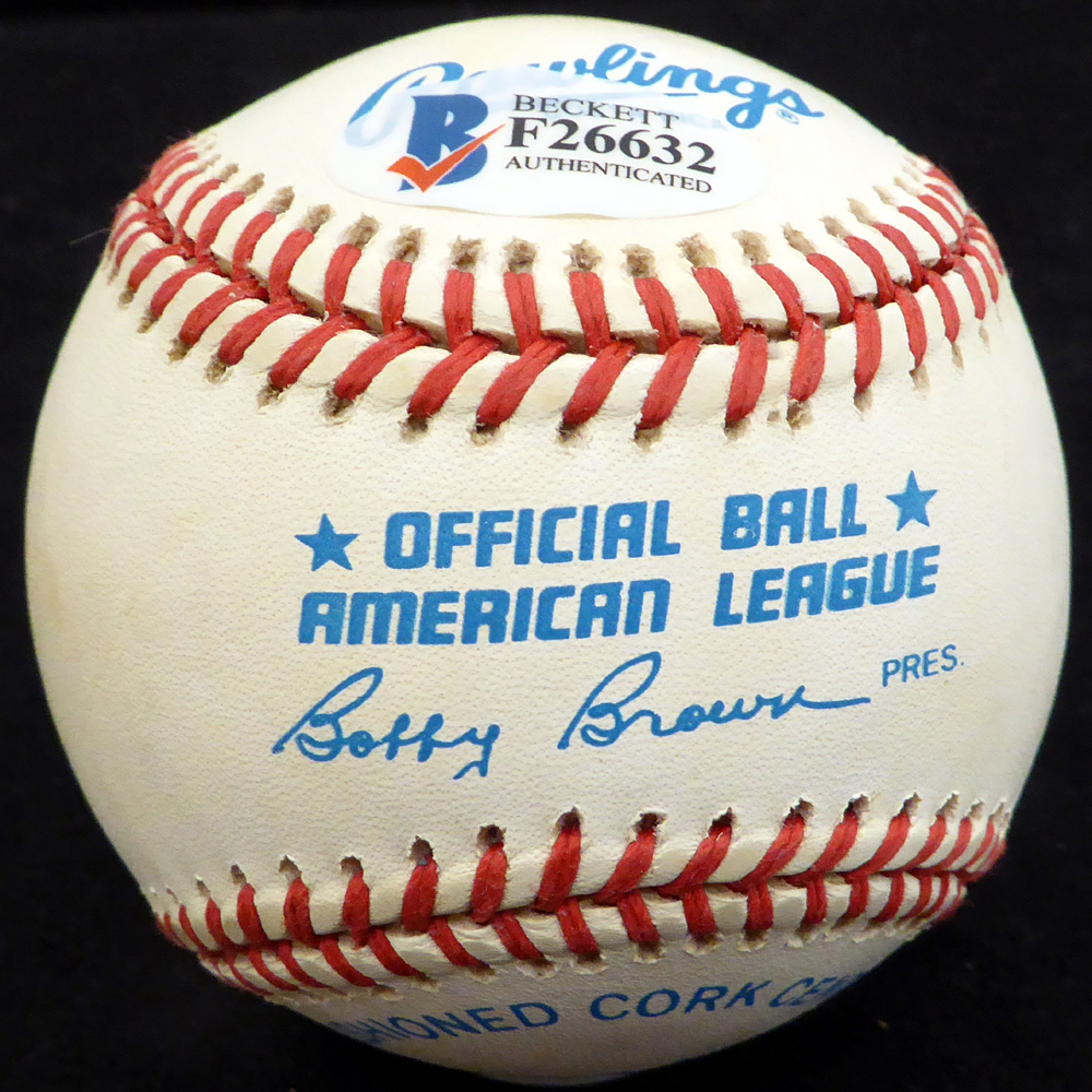 Bob Bobby Autographed Signed Bob Bobby Del Greco Official Al Baseball New York Yankees