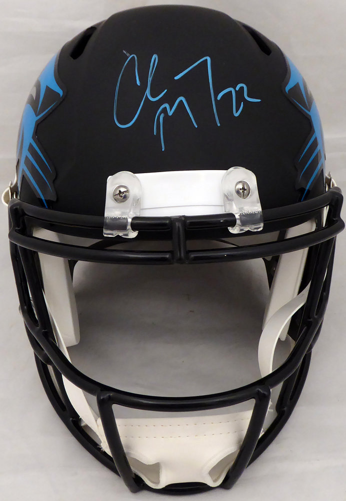 Christian Mccaffrey Autographed Carolina Panthers Black Amp Full Size ...