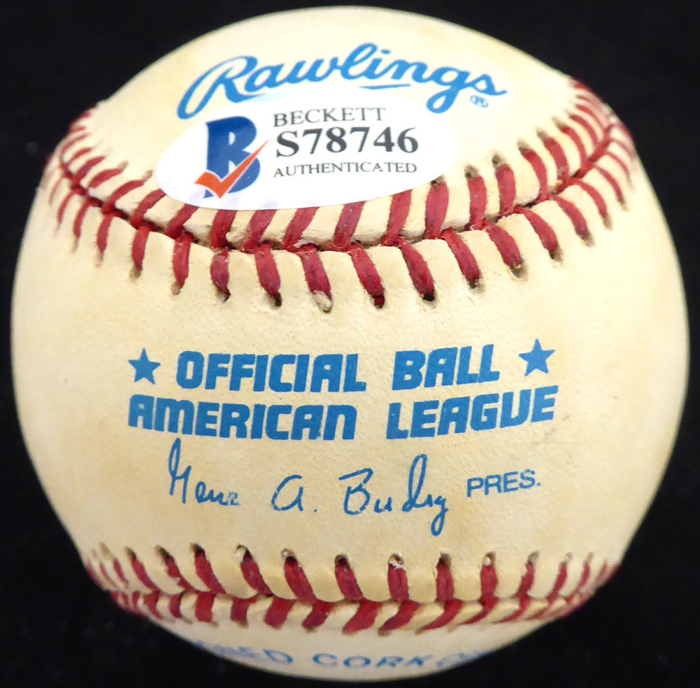 Darren Lewis Autographed Signed Official Al Baseball San Francisco ...