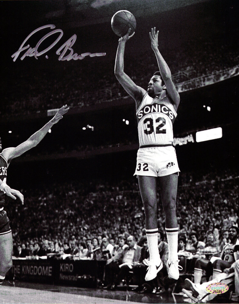 Downtown Fred Brown Autographed Signed Framed 8X10 Photo Seattle ...