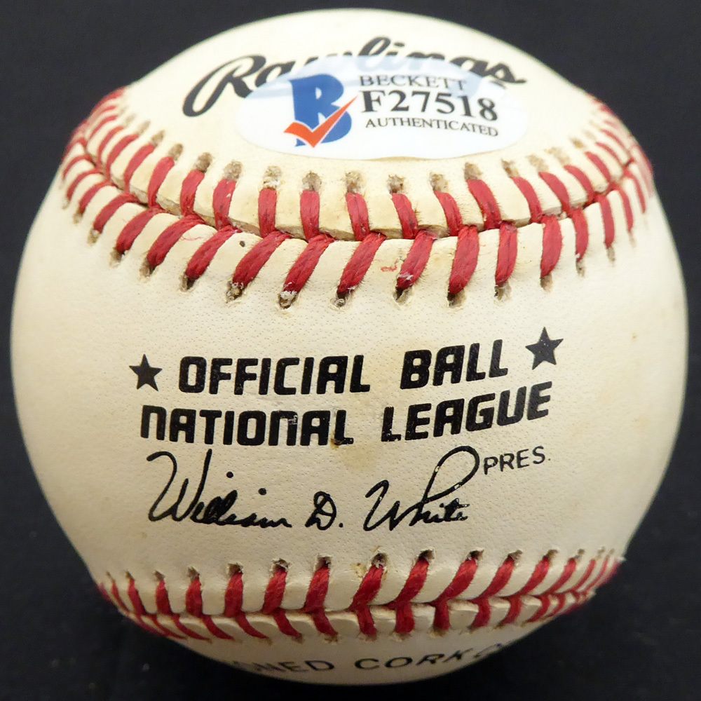 Howie Schultz Autographed Signed Official Nl Baseball Brooklyn Dodgers ...