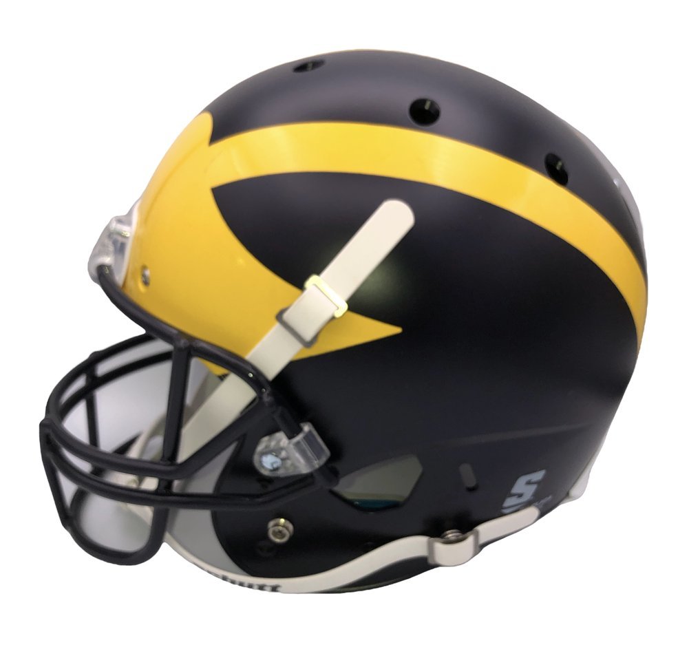 Jim Harbaugh Autographed Signed Michigan Wolverines Schutt Full Size ...