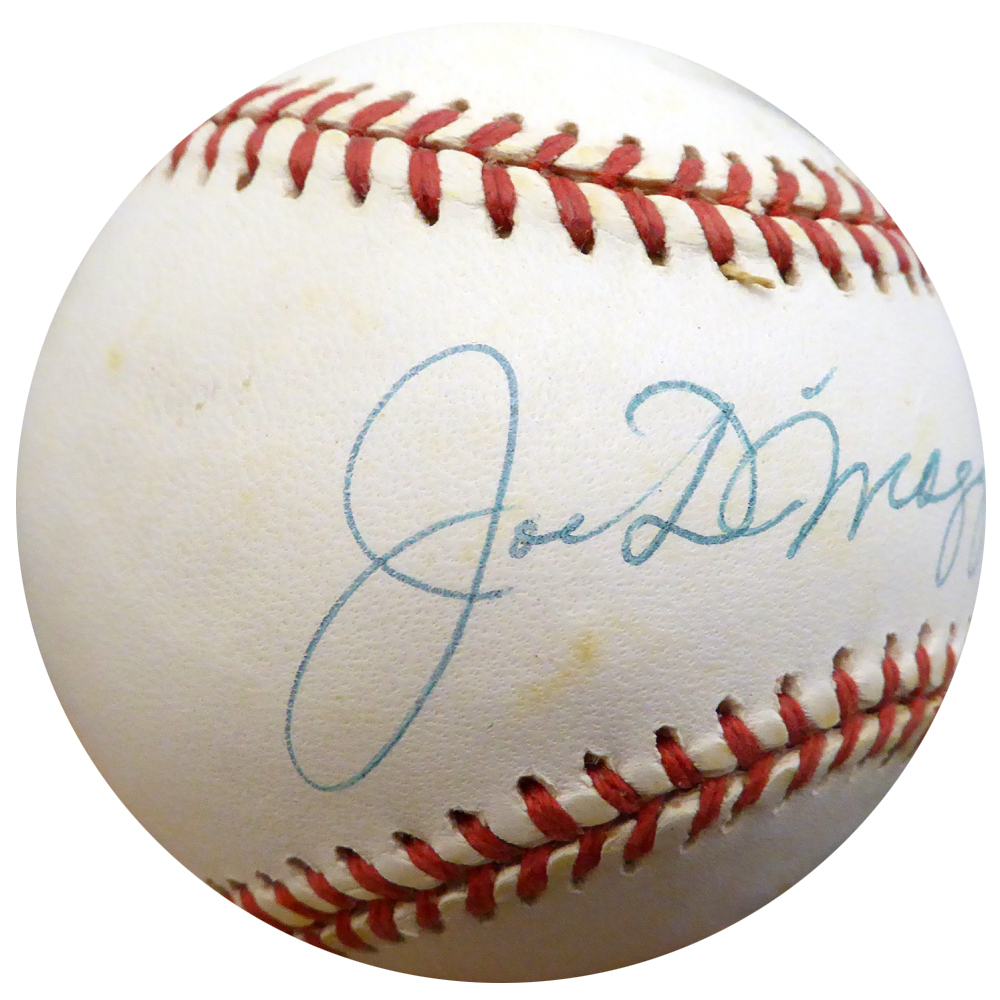 Joe DiMaggio Autographed Signed Auto Official American League Baseball ...