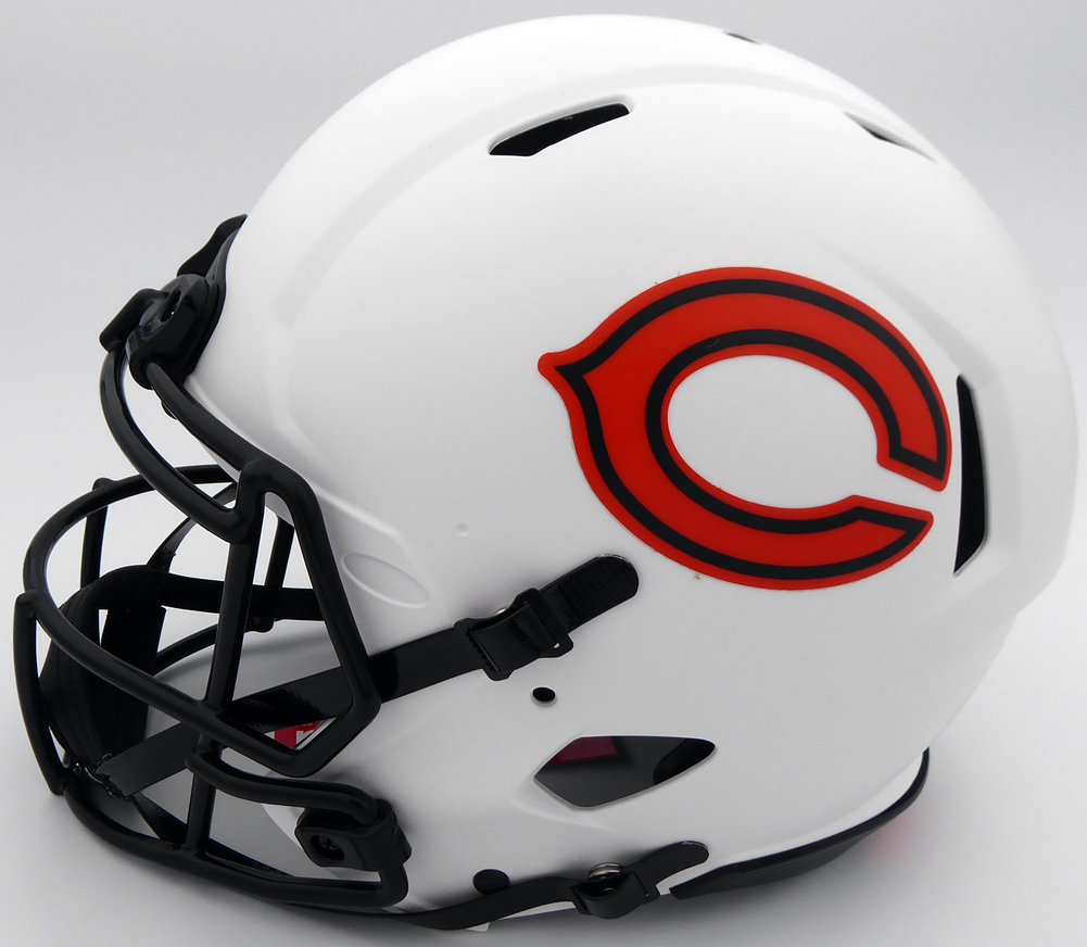 Justin Fields Autographed Signed Chicago Bears Lunar Eclipse White Full ...