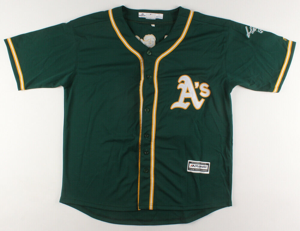 Matt Olson Autographed Signed Oakland Athletics Majestic MLB Jersey ...