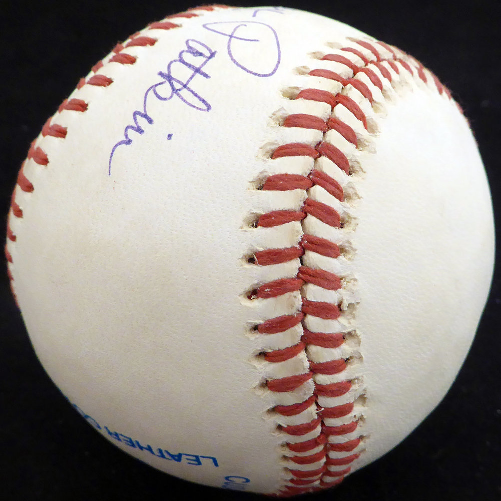 Max Patkin Autographed Signed Official Macgregor Baseball Clown Prince ...