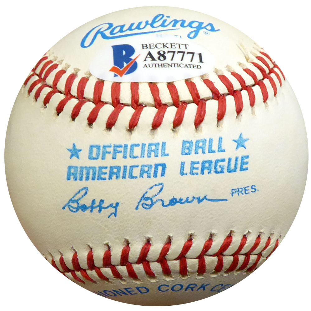 Mickey Mantle Autographed Signed Official AL Baseball New York Yankees ...