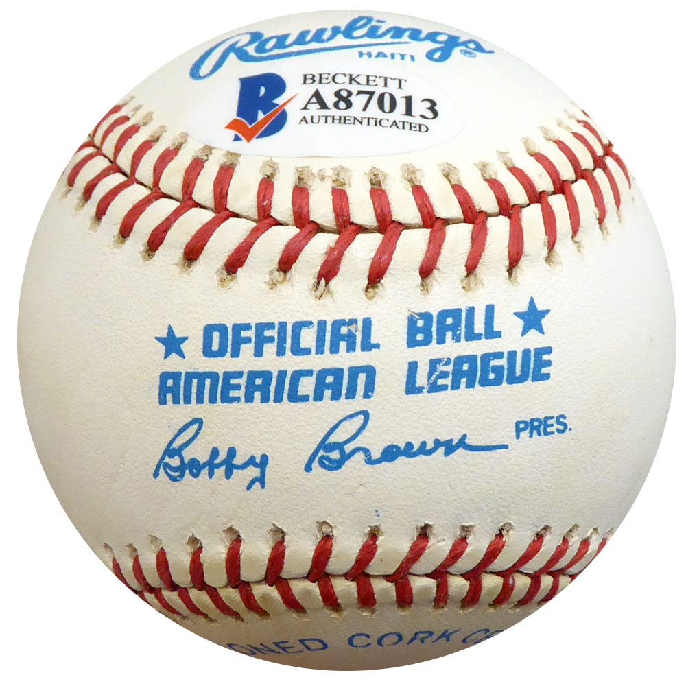 Mickey Mantle Autographed Signed Official AL Baseball New York Yankees ...