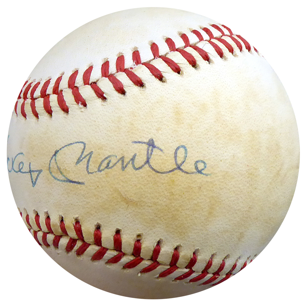 Mickey Mantle Autographed Signed Official AL Baseball New York Yankees ... Mickey Mantle Autographed Signed Official AL Baseball New York Yankees ...