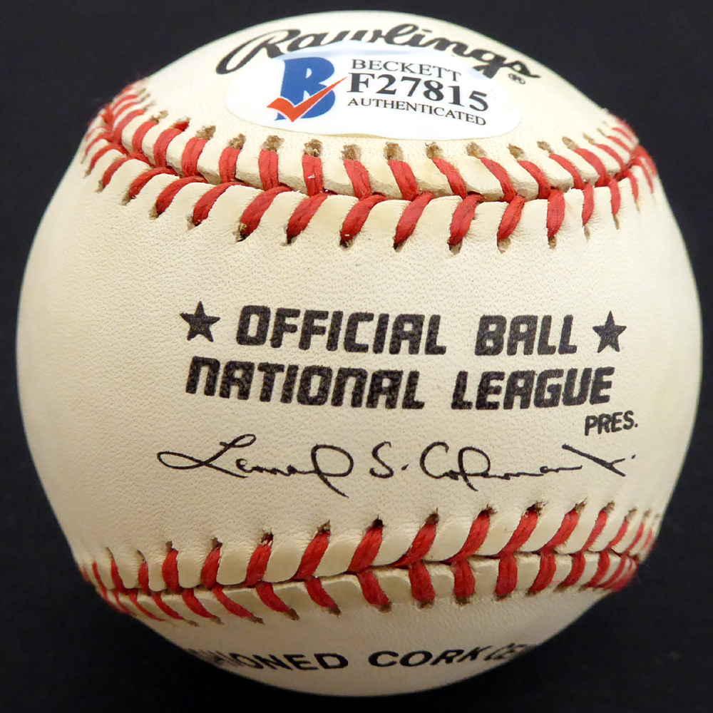 Mike Wallace Autographed Signed NL Baseball New York Yankees St. Louis ...