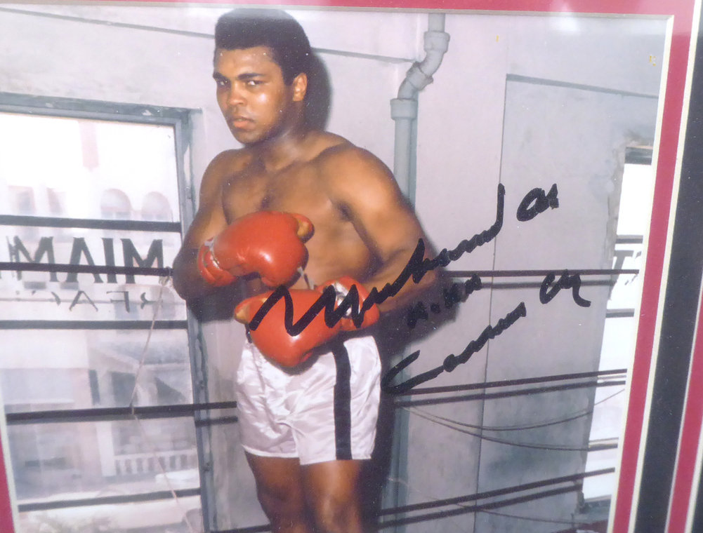 Muhammad Ali Aka Cassius Clay Autographed Signed Framed 8x10 Photo ...