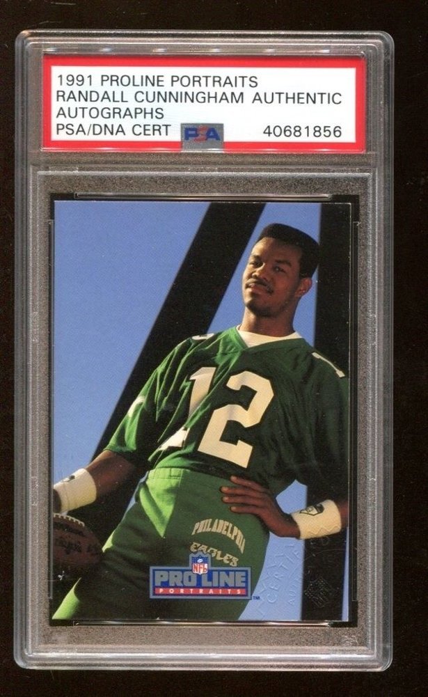 Randall Cunningham Autographed Signed 1991 Proline Portraits ...