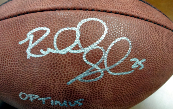 Richard Sherman Autographed Signed Official NFL Leather Football ...