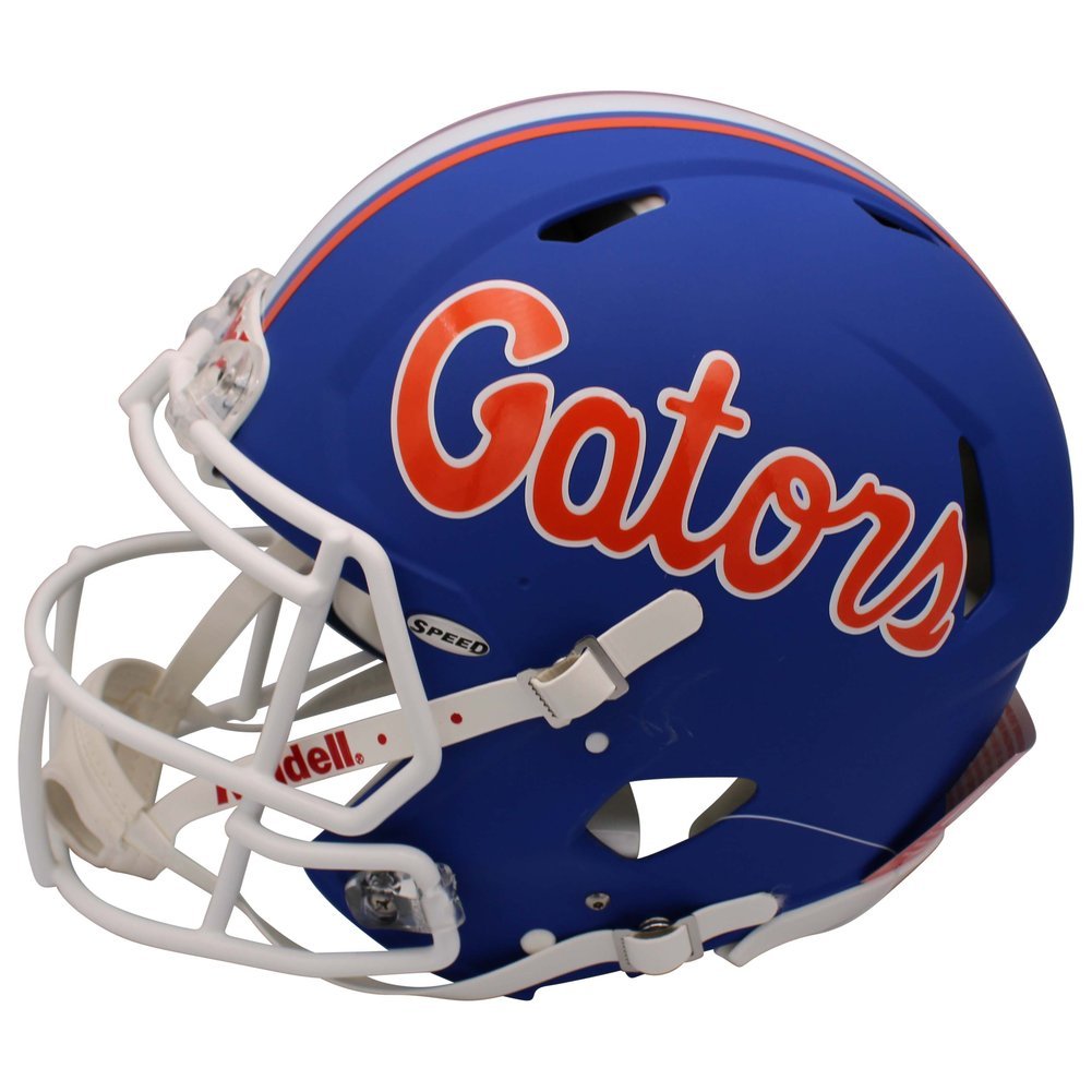 Steve Spurrier Autographed Signed Florida Gators Blue Script Logo ...