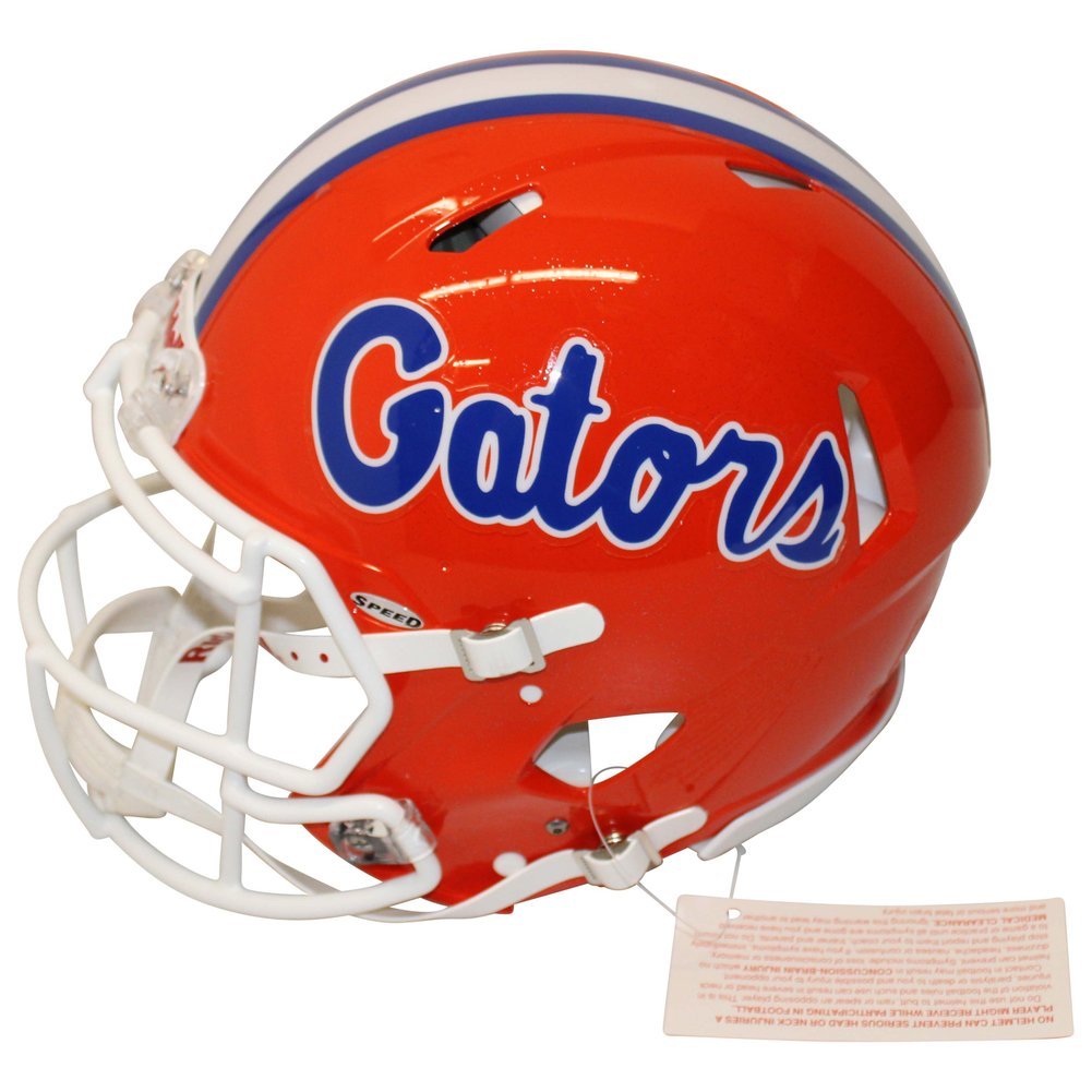 Steve Spurrier Autographed Signed Florida Gators Orange Riddell Speed ...