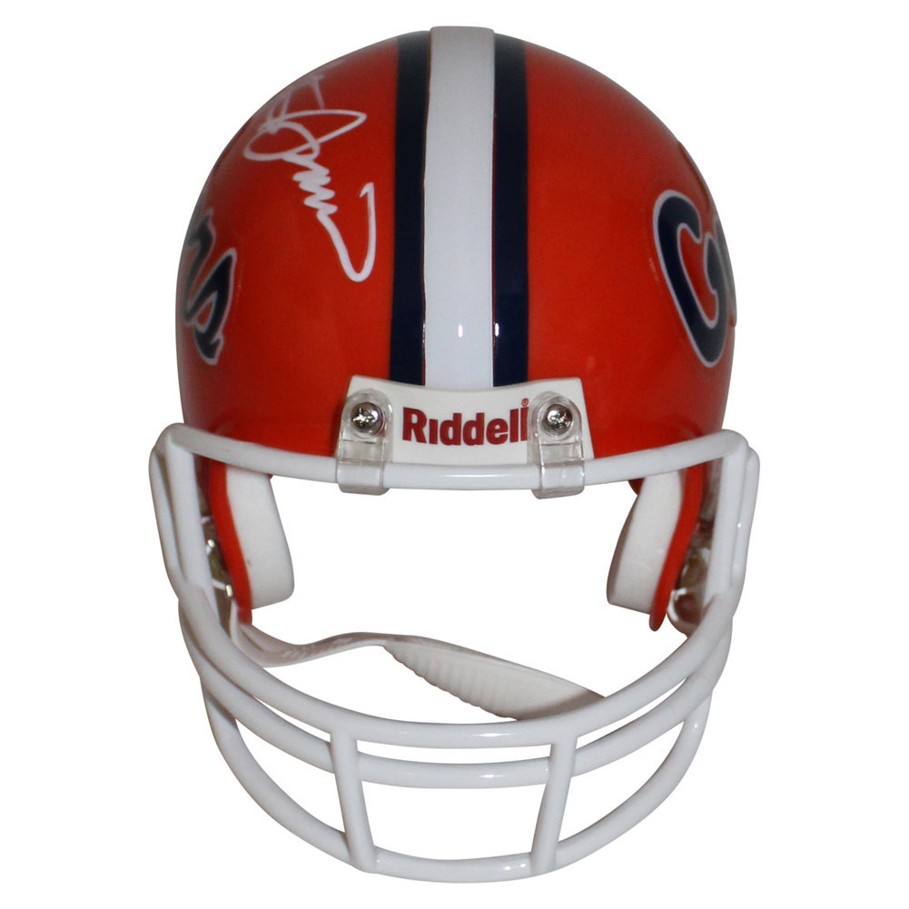 Steve Spurrier Autographed Signed Florida Gators Riddell Orange Riddell ...