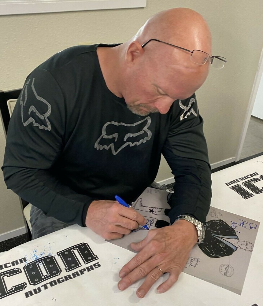 Stone Cold Autographed Signed Steve Austin 11X14 Photo Beckett COA ...