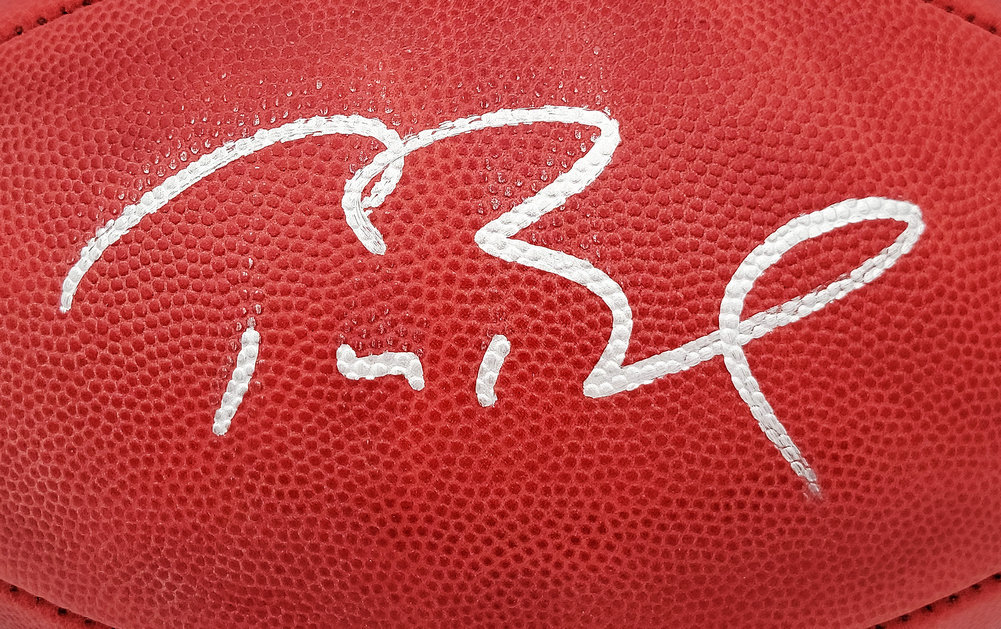 Tom Brady Autographed Signed Official NFL Leather Sb Xxxix Logo ...