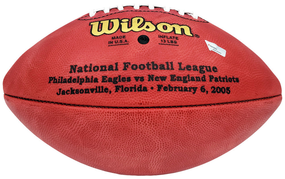 Tom Brady Autographed Signed Official NFL Leather Sb Xxxix Logo ...