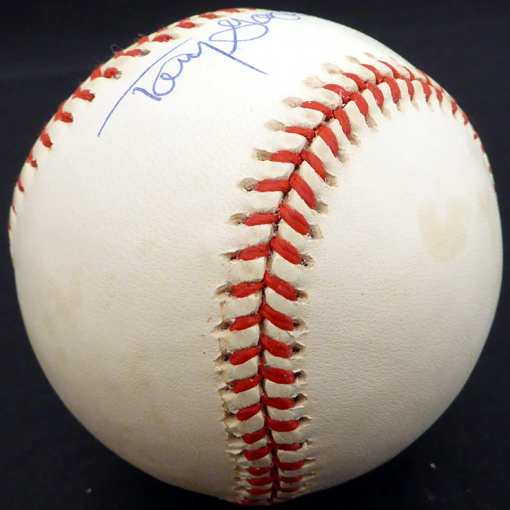 Tony Gonzalez Autographed Signed Official Al Baseball Philadelphia ...