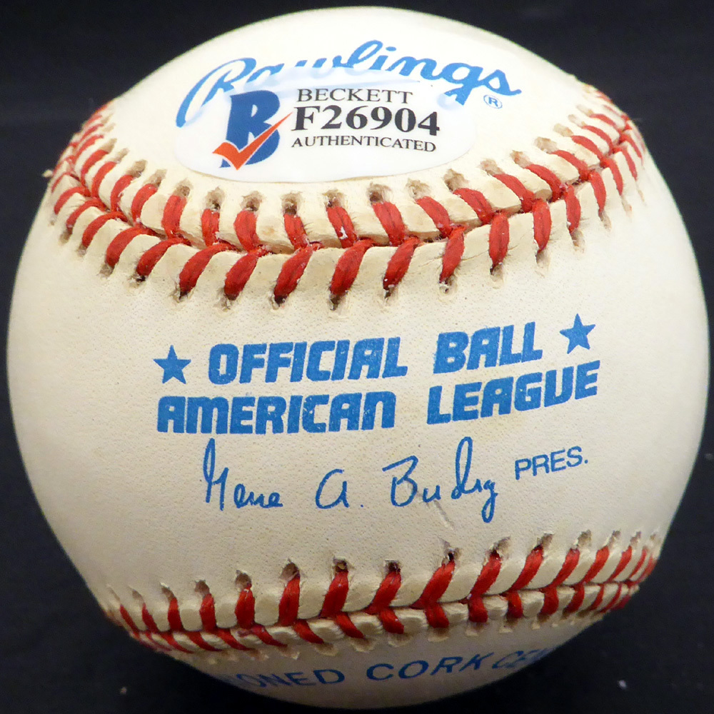 Tony Gonzalez Autographed Signed Official Al Baseball Philadelphia ...