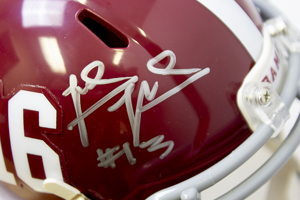 Tua Tagovailoa Signed Autographed Alabama Crimson Tide Riddell Mini ...