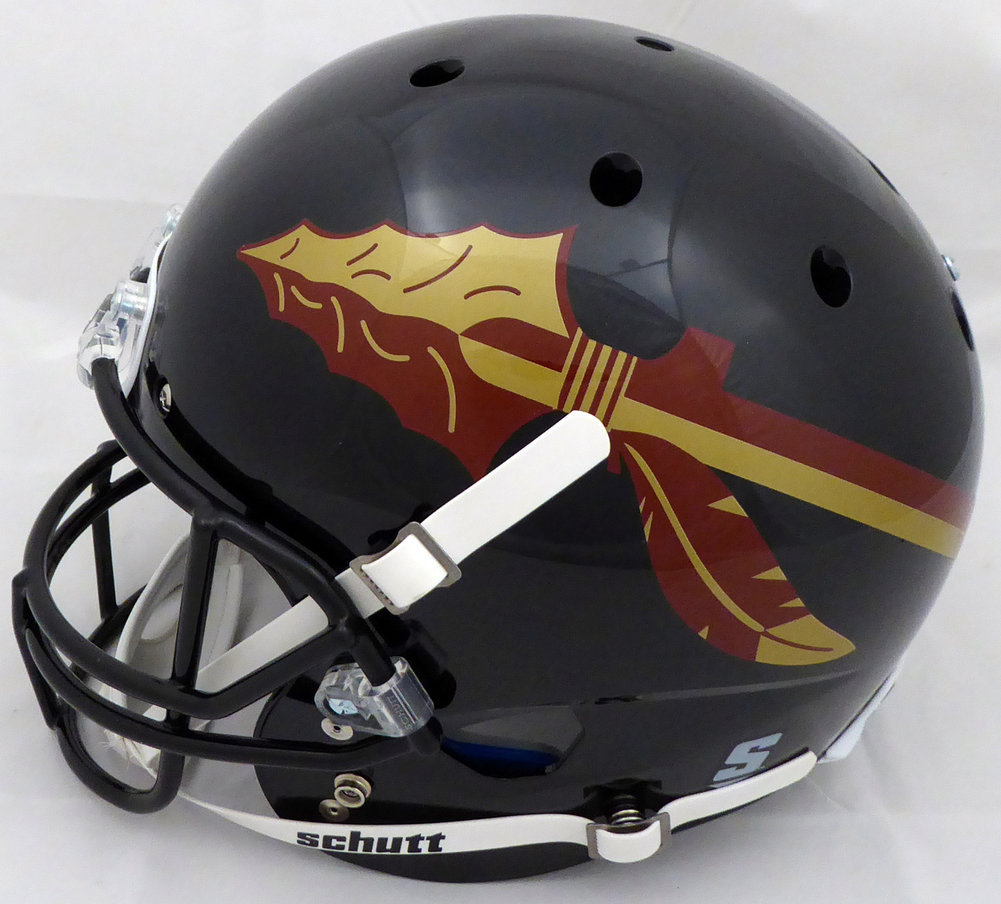 Walter Jones Autographed Signed Florida State Seminoles Full Size Black ...