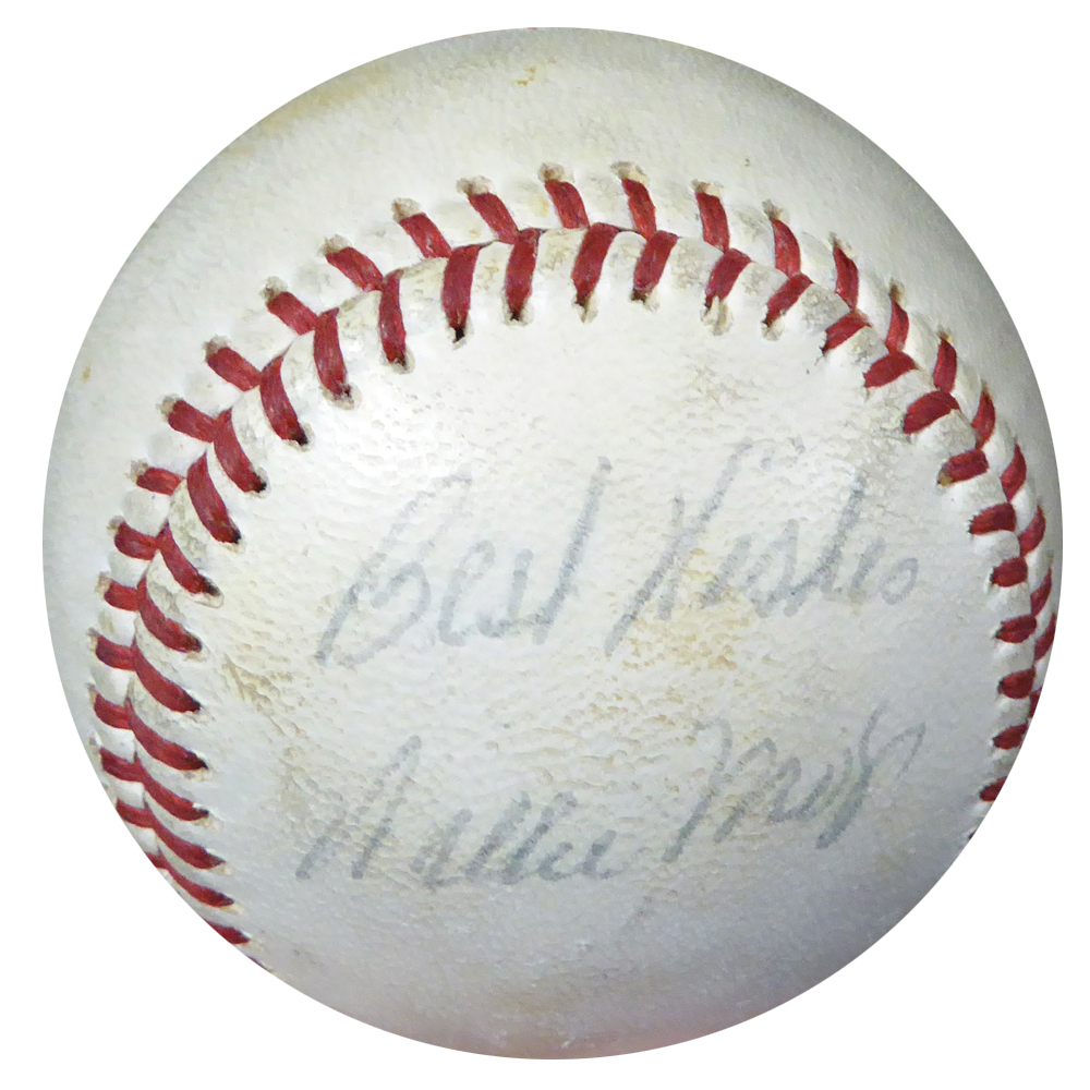 Willie Mays/ Autographed Signed Official Nl Giles Baseball Giants ...
