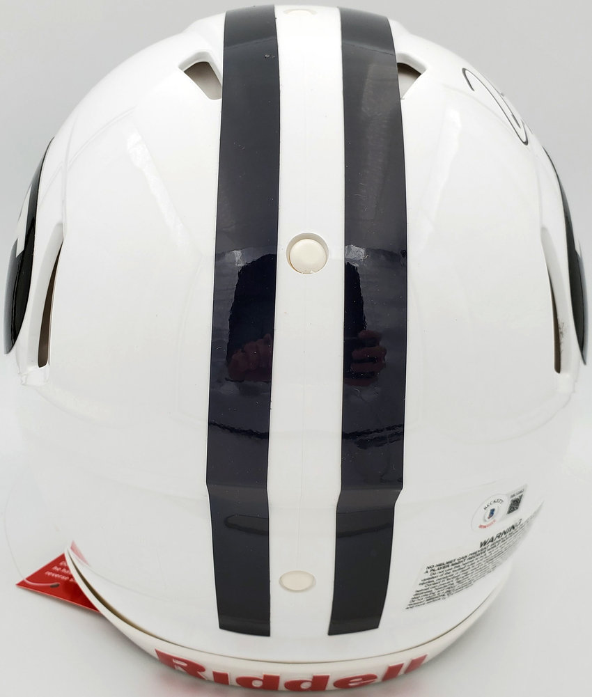 Zach Wilson Autographed Signed Byu Cougars White Full Size Authentic ...