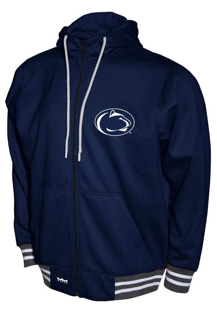 Penn State Nittany Lions Embroidered Full Zip Heavy Weight Sweatshirt ...