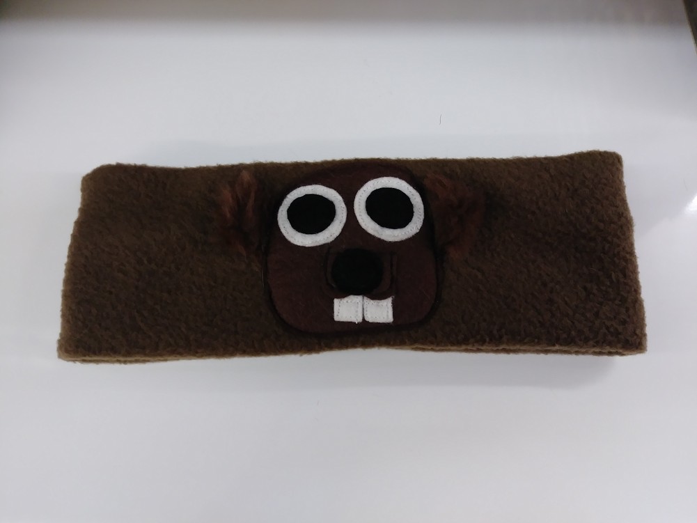 *Groundhog Face Headband Sku# 15