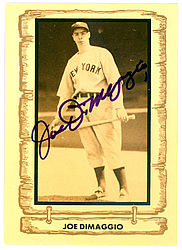 Joe Dimaggio | Autographed Baseball Memorabilia & MLB Merchandise