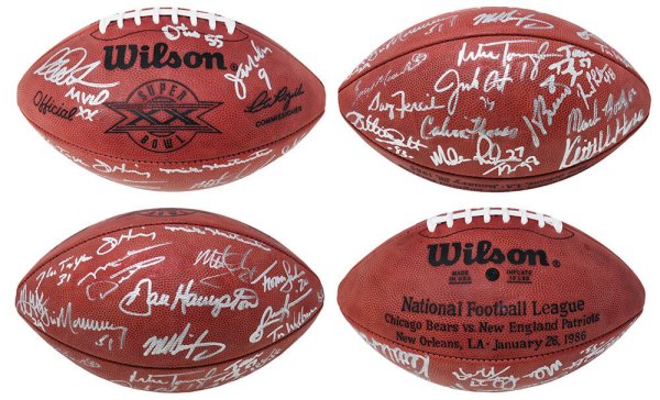 Autographed Footballs | Chicago Bears | Signed Collectibles & Memorabilia