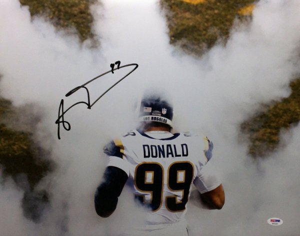 Aaron Donald Autographed Memorabilia | Signed Photo, Jersey ...