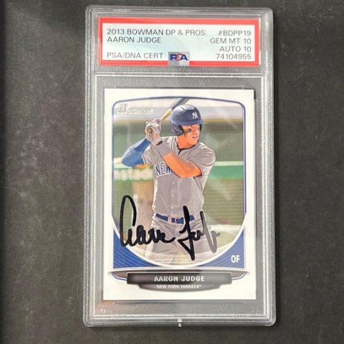 Aaron Judge Autographed Memorabilia | Signed Photo, Jersey ...