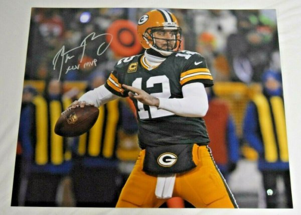 Aaron Rodgers | Autographed Football Memorabilia & NFL Merchandise