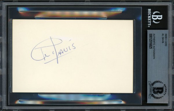 Al Davis Autographed Memorabilia | Signed Photo, Jersey, Collectibles ...