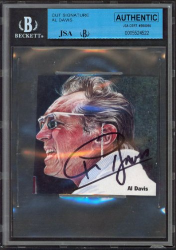 Al Davis Autographed Memorabilia | Signed Photo, Jersey, Collectibles ...