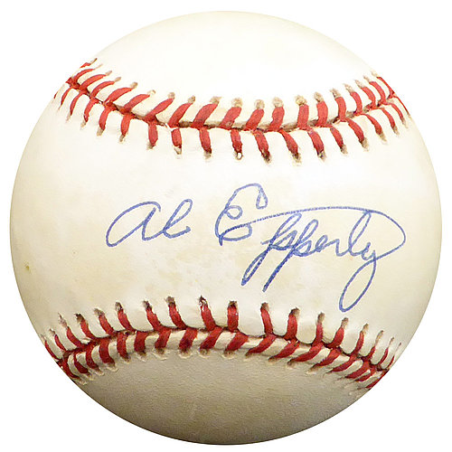 Al Epperly Autographed Signed Official Nl Baseball Brooklyn Dodgers ...