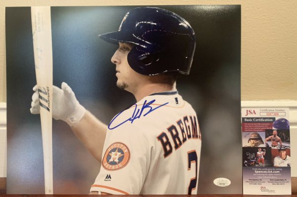 Alex Bregman Autographed Memorabilia | Signed Photo, Jersey ...