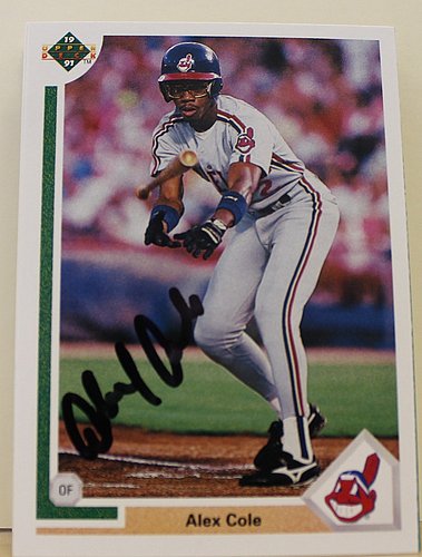 Alex Cole Autographed Memorabilia | Signed Photo, Jersey, Collectibles ...