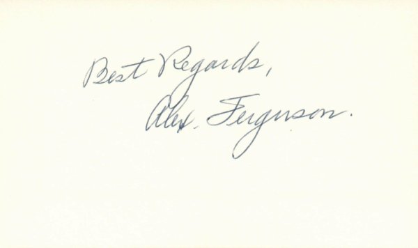 Alex Ferguson Autographed Memorabilia | Signed Photo, Jersey ...