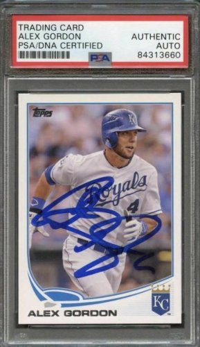 Alex Gordon Autographed Memorabilia | Signed Photo, Jersey ...