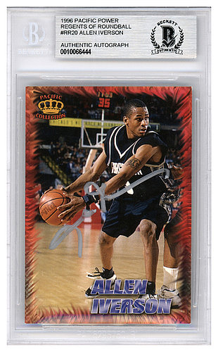 Allen Iverson Autographed Memorabilia | Signed Photo, Jersey ...